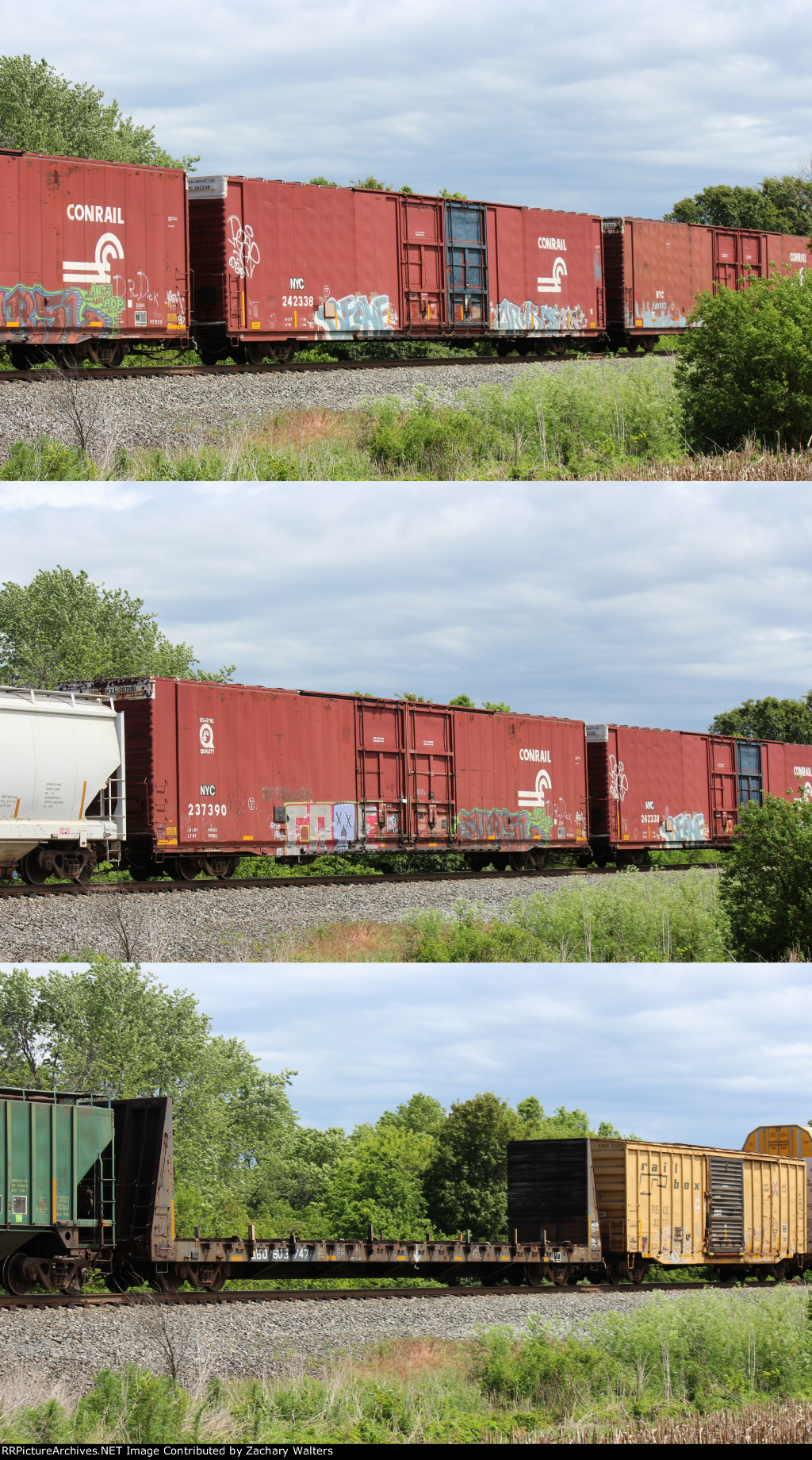 NYC/CR Boxcars and SBD FLat